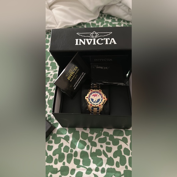 Invicta | Jewelry | Limited Edition Wonder Woman Invicta Watch | Poshmark